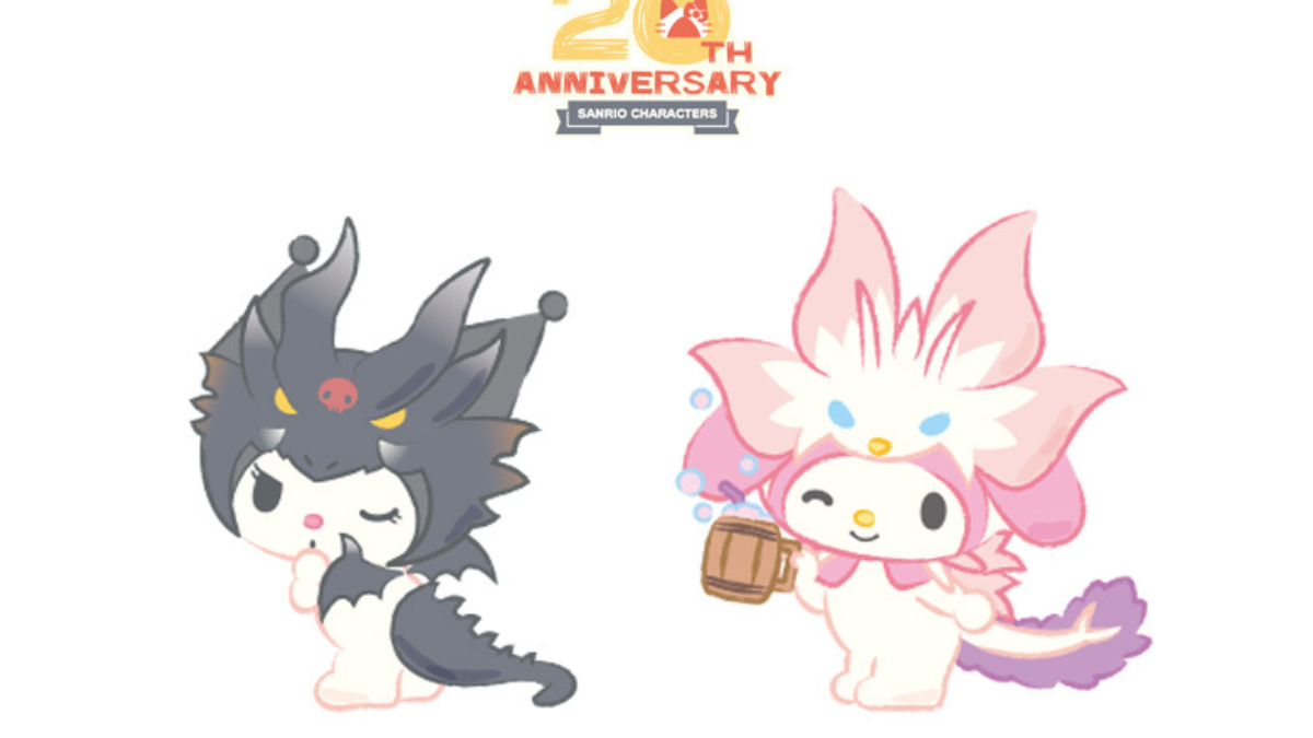 Monster Hunter Sanrio Crossover Art展示了我的旋律KUROMI