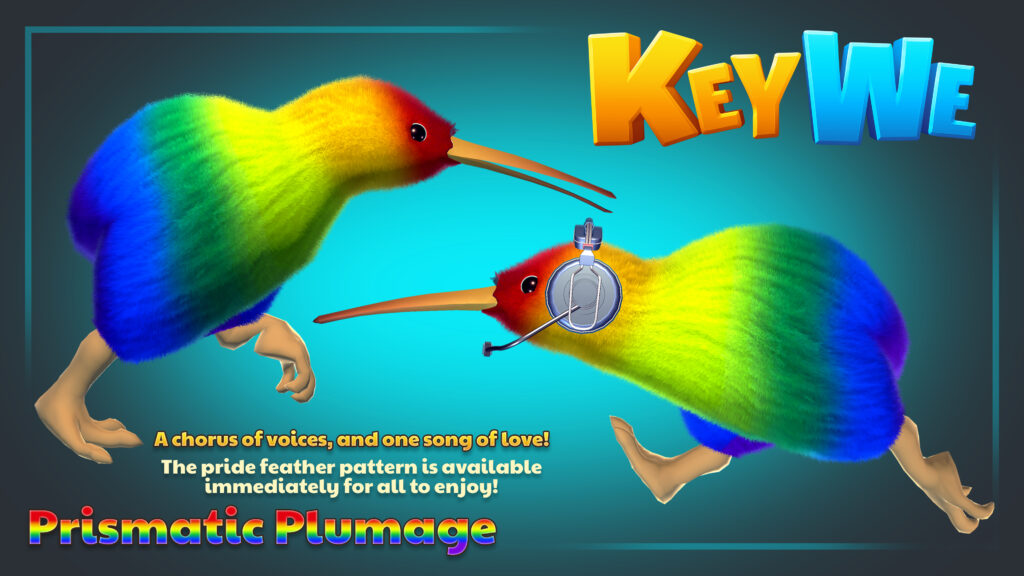 凯威鸟得到彩虹升级 - Recmg.com