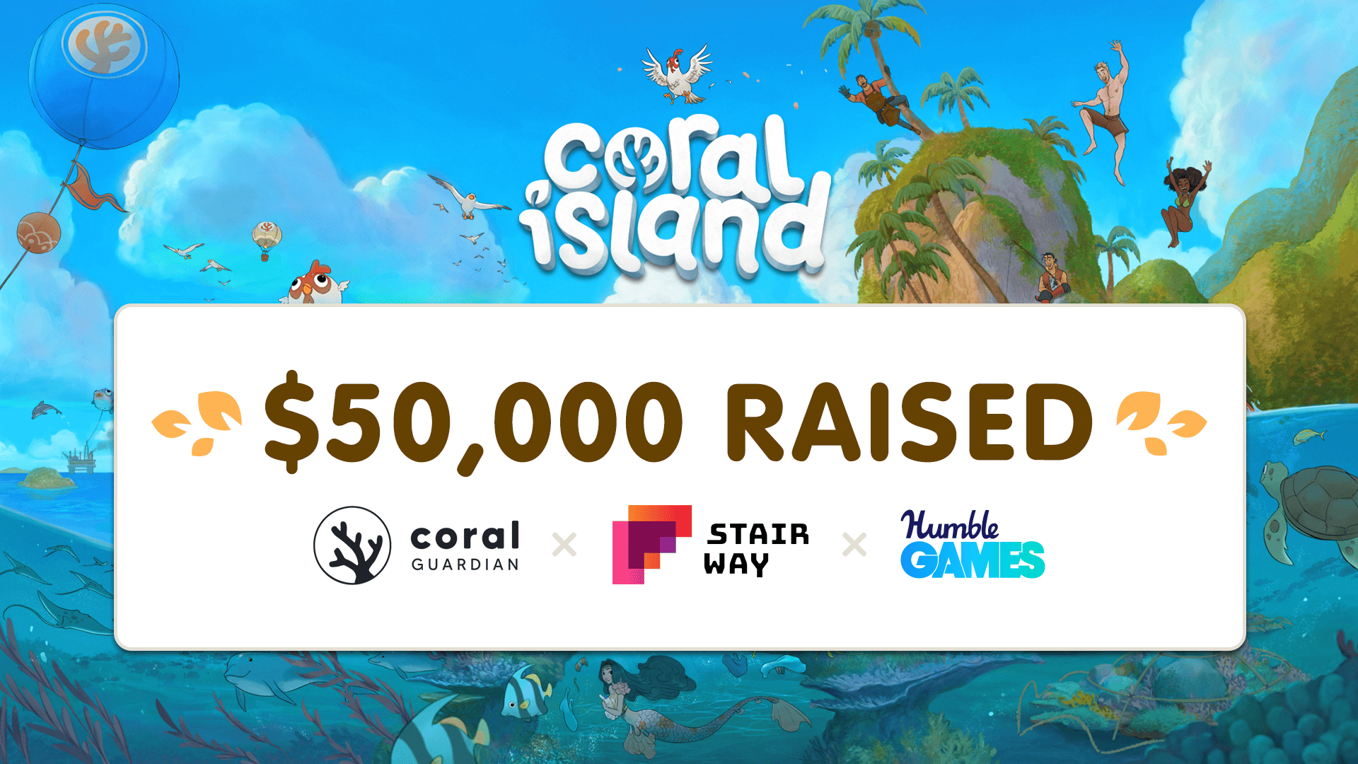 Coral Island DLC 为慈善事业筹集 50,000 美元