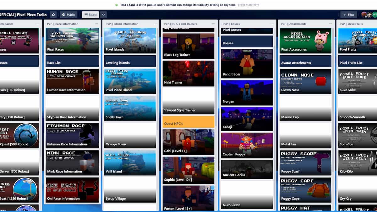 像素件trello和Discord链接 - 新和更新 - Recmg.com