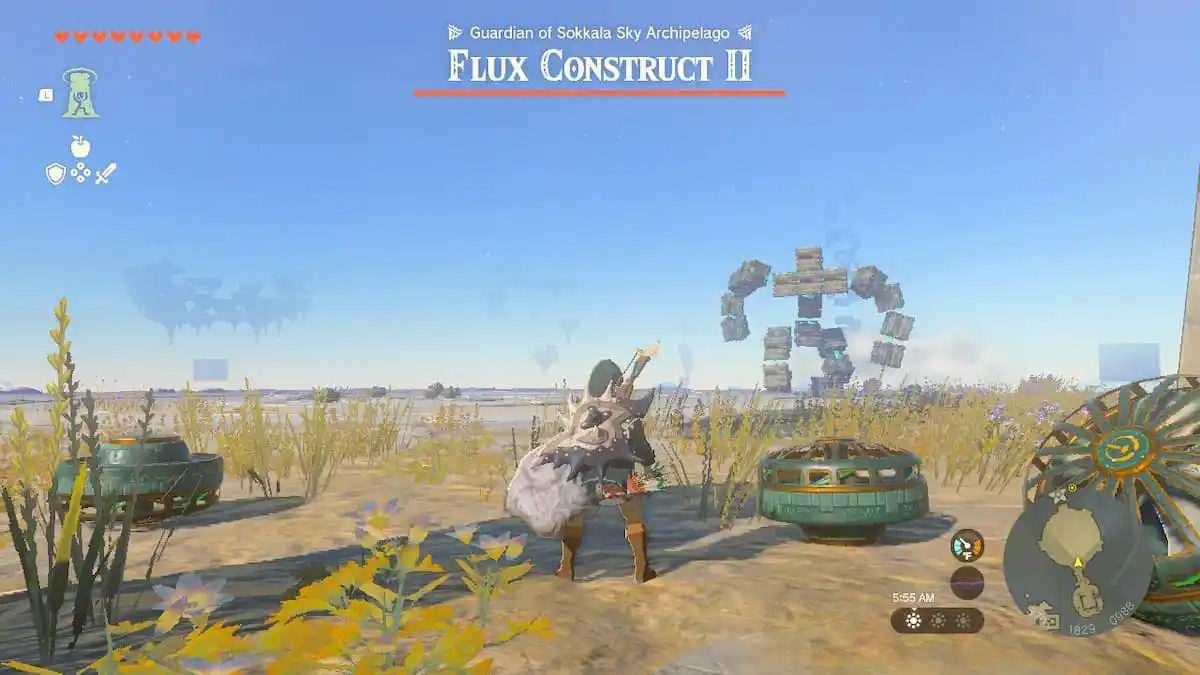 如何在 TOTK（塞尔达王国之泪）中击败 Flux Construct 2 - Recmg.com