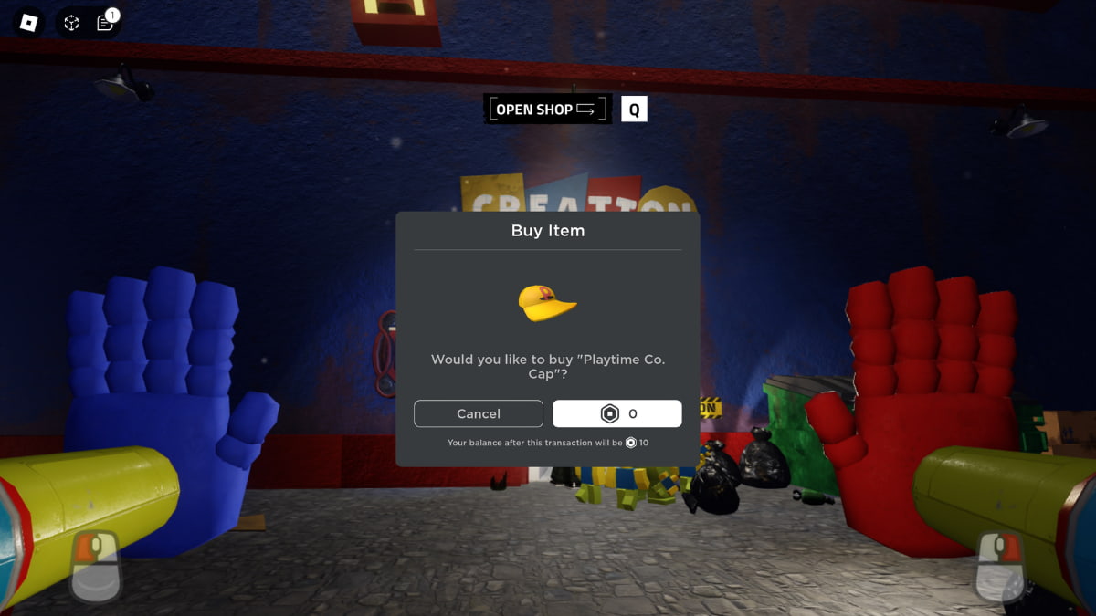 如何在Poppy Playtime中获取免费的Playtime Co. Cap Avatar物品：Forever - Roblox