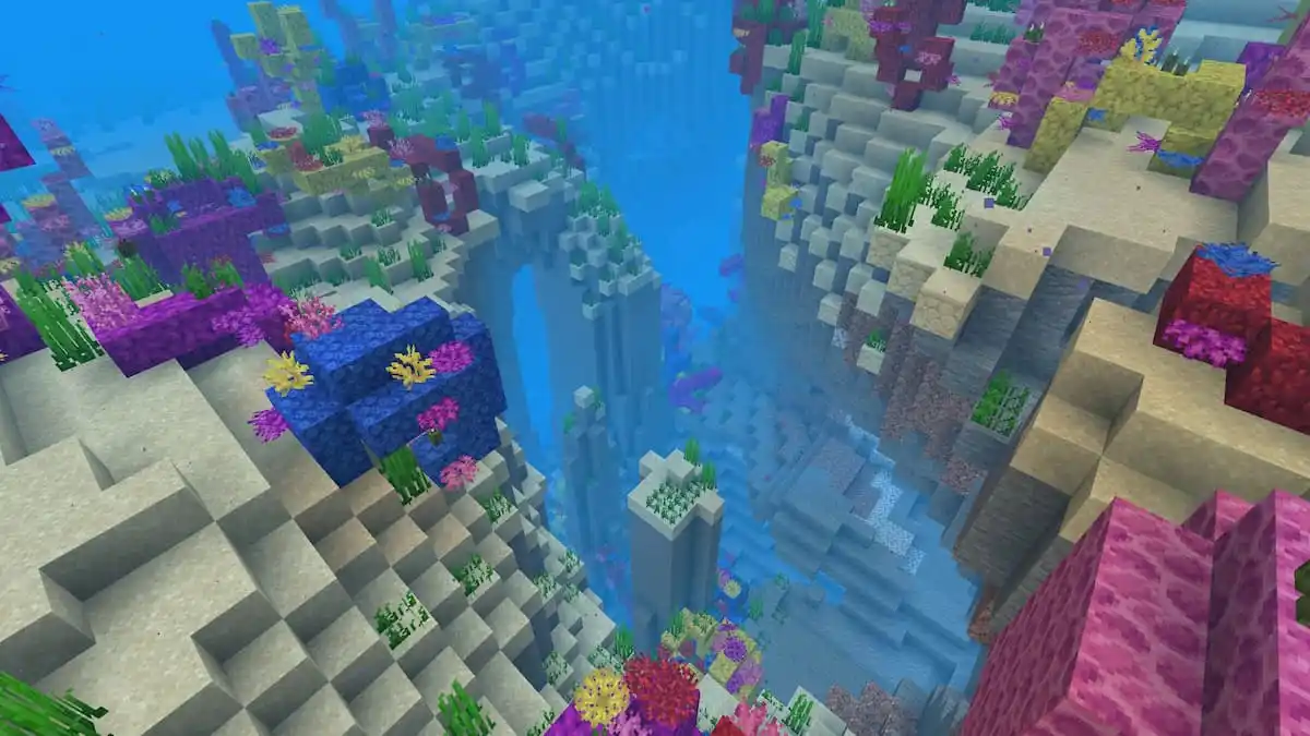 最佳minecraft Coral Reef种子 121，基岩和java（2025）