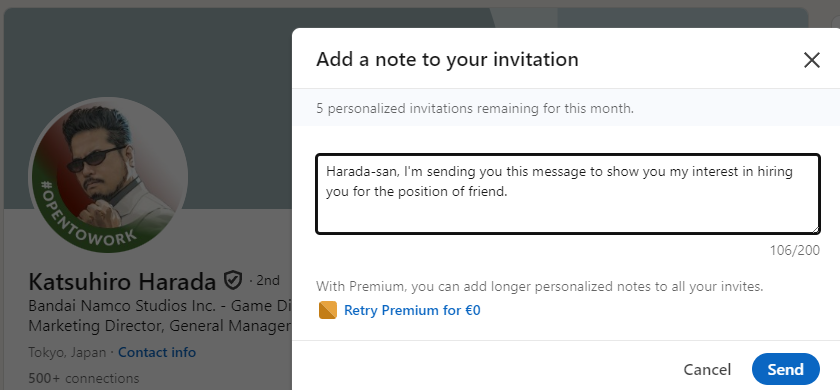 铁拳老大要离开万代南梦宫了吗？原田克洋 (Katsuhiro Harada) 的 Linkedin 帖子令人担忧 - Recmg.com