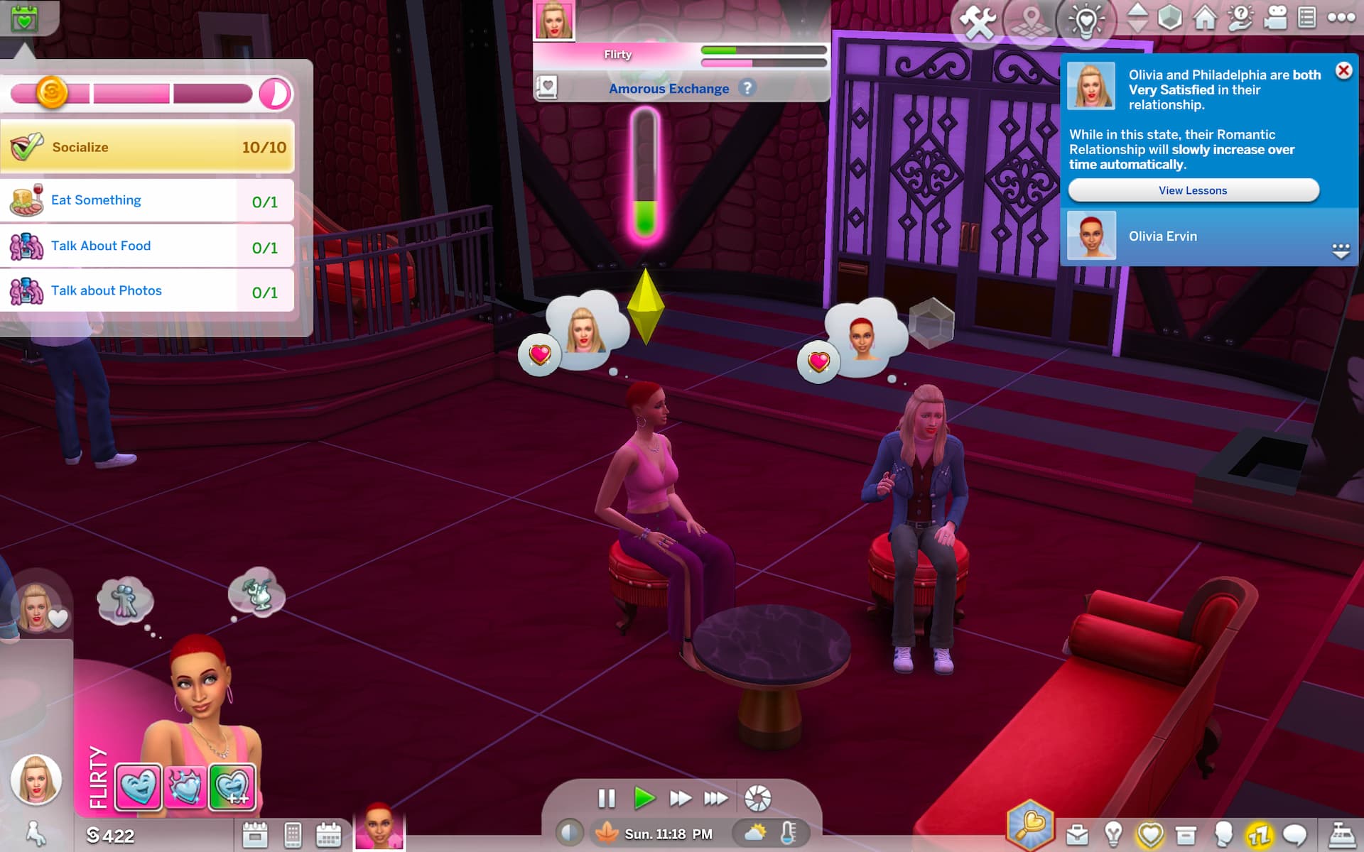 如何在模拟人生4 Lovestruck中建立非常满意的关系 - Recmg.com