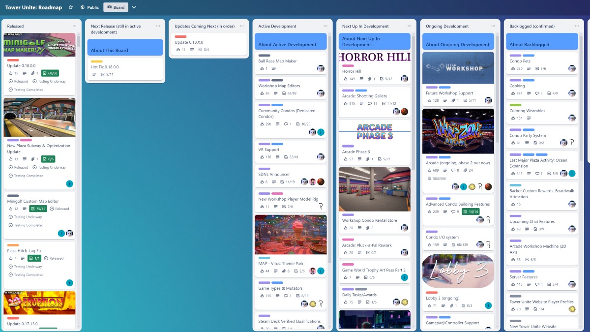Tower Unite Trello Link（2024年8月）