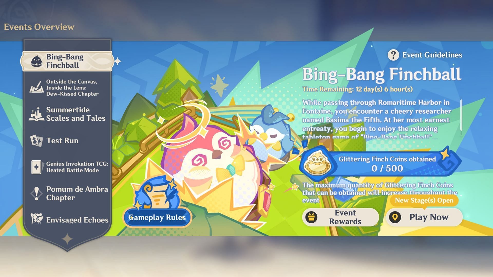 Genshin Impact Bing-Bang Finchball活动指南和奖励 - Recmg.com