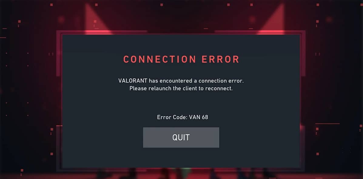 如何修复《Valorant》中的 VAN 68 错误？ - Recmg.com