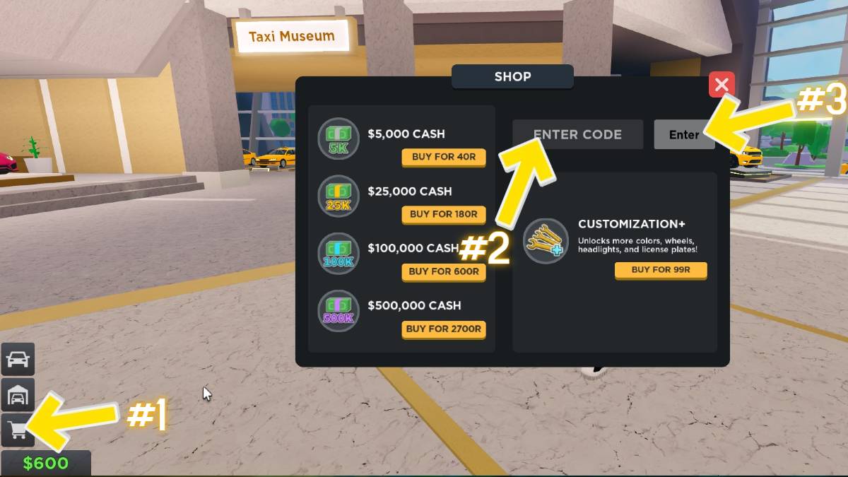 Roblox 出租車老闆代碼 - Recmg.com