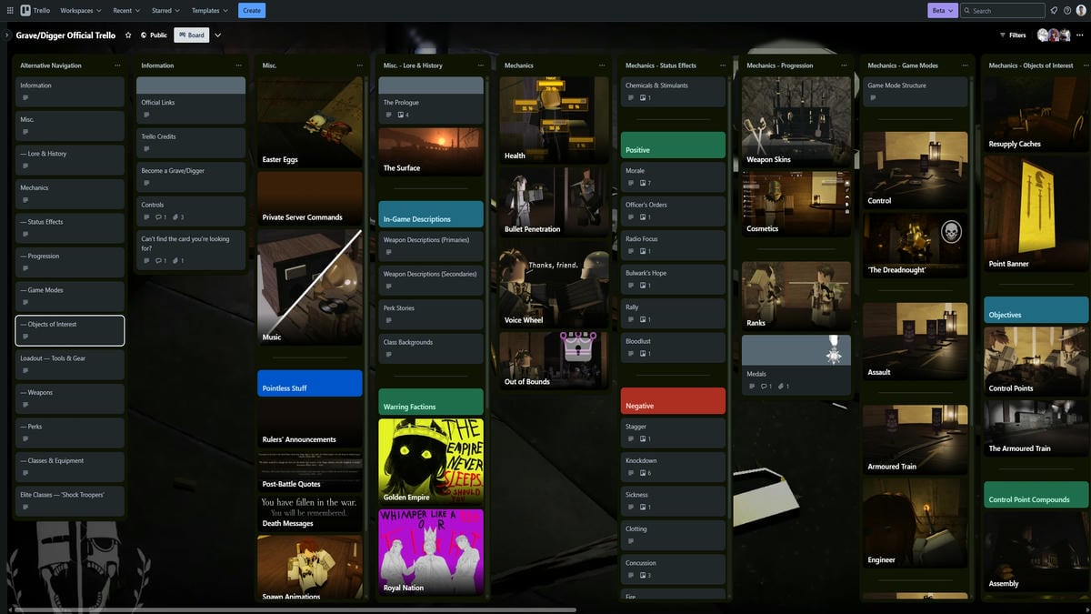 官方墳墓/挖掘機Trello Link，Wiki＆Discord - Recmg.com